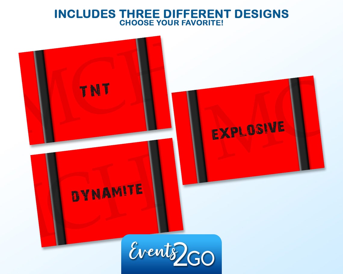 Gamer Dynamite TNT Candy Bar Roll Wrapper Labels Treat Party - Etsy