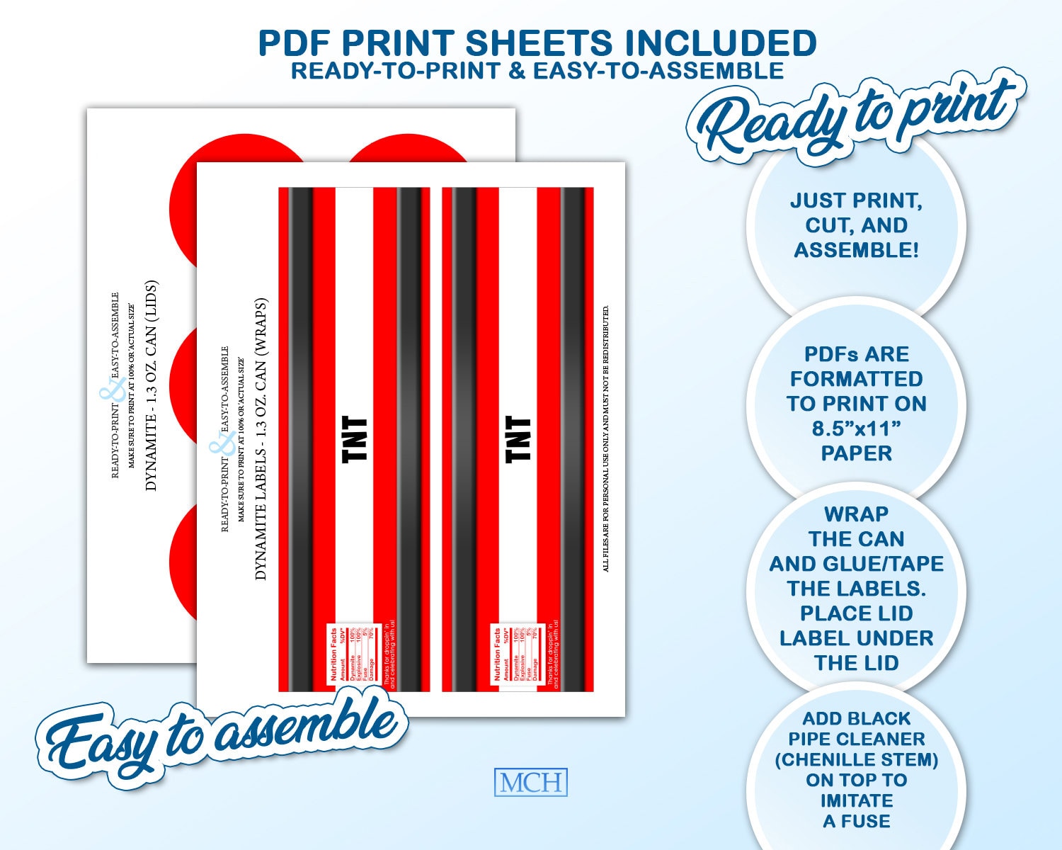 Gamer Dynamite TNT Chips 1.3 Oz Snack Can Labels Wrap Party | Etsy