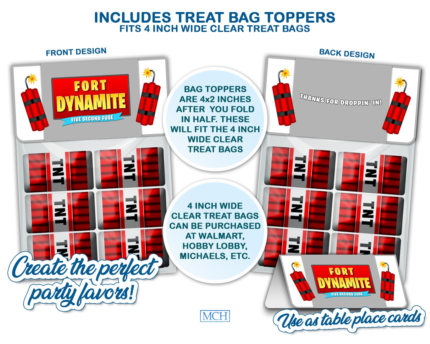 Gamer Dynamite TNT Candy Bar Wrapper Labels, Treat Bag Party Favor ...