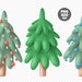 Christmas Trees and Gift Boxes Clipart Set, Digital Downloadable ...
