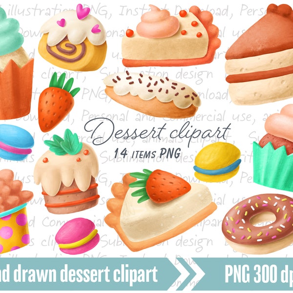 Sweets Clip Art - Etsy