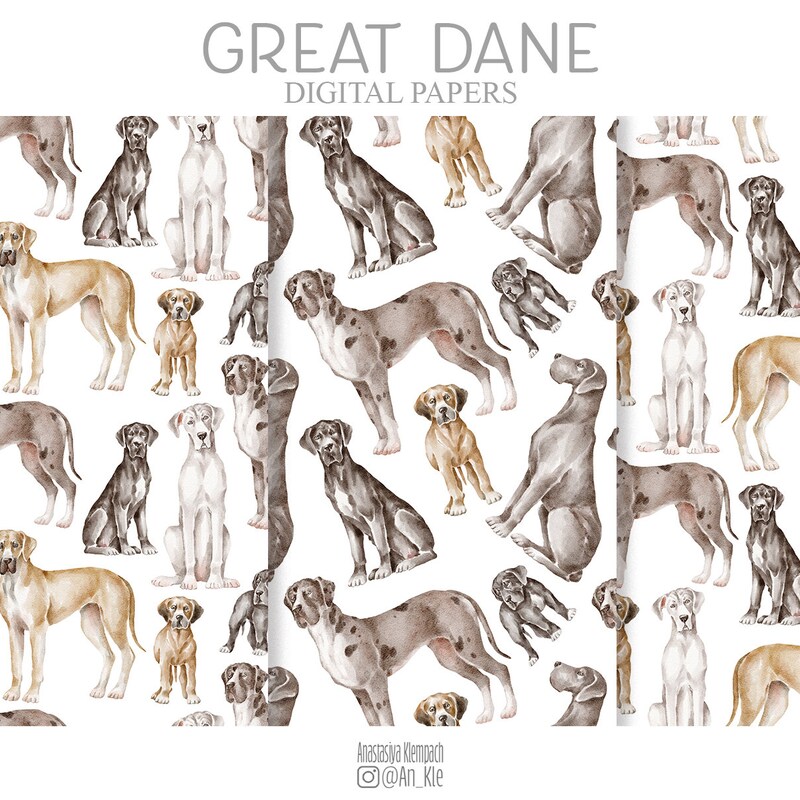 Great Dane Fabric - Etsy