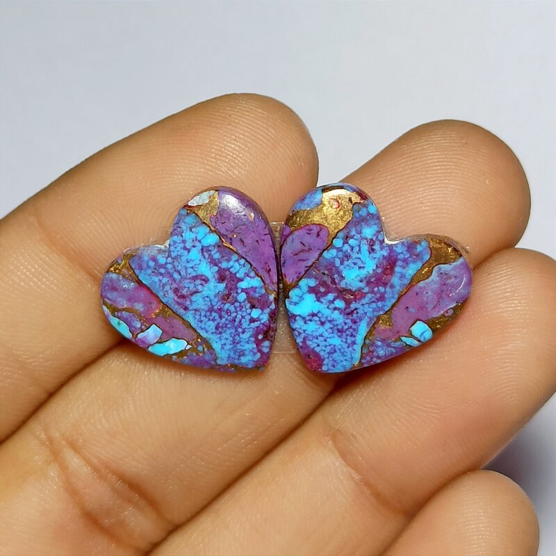 Purple and Turquoise - Etsy