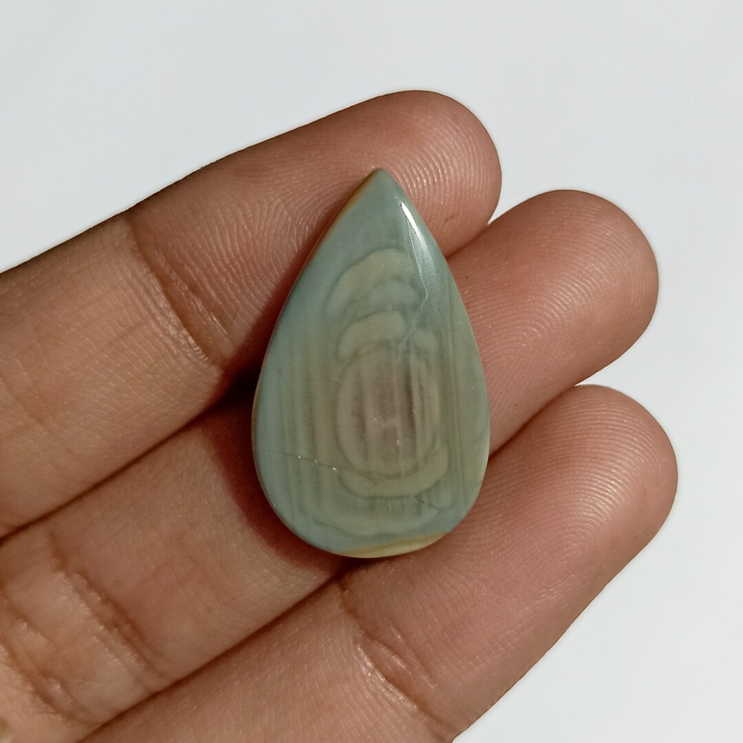 Imperial Jasper Gemstone Cabochon ...pear Shape 100% Natural Imperial ...