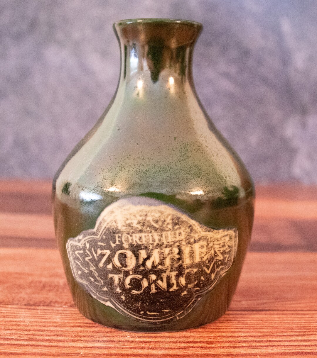 Zombie Tonic Potion Bottle Green - Etsy