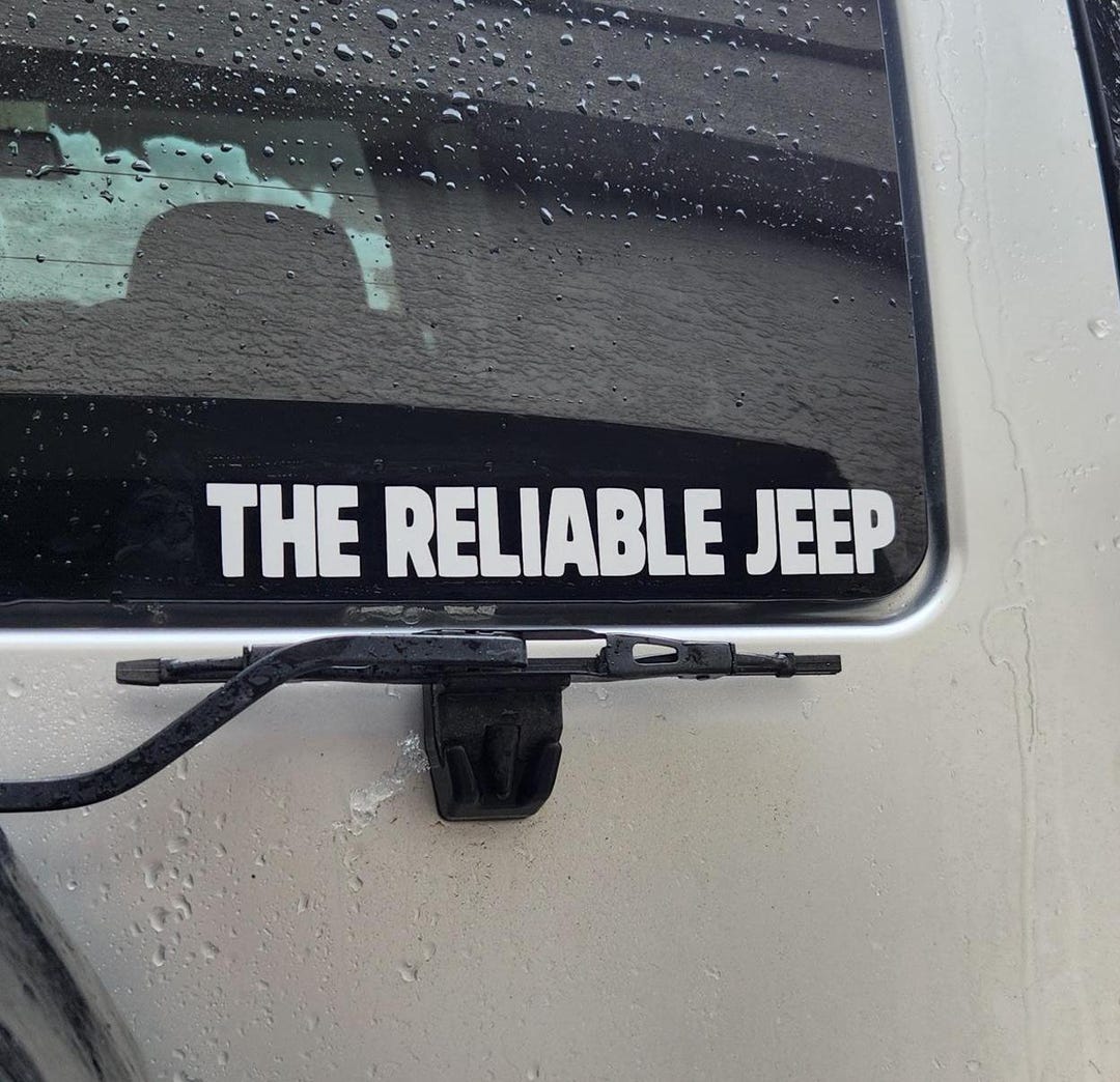 Toyota Funny Sticker "the RELIABLE Jeep" - Etsy