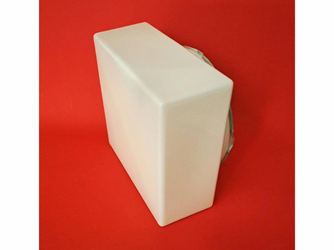 Small 8" Square Glass Ceiling Lights | Wall Sconce | Flush Mount Light ...