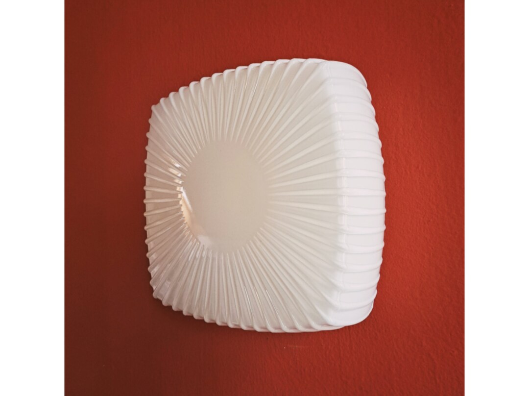 Flush Mount Ceiling Light | Wall Sconce | Semi Flush Mount | Milk Glass ...