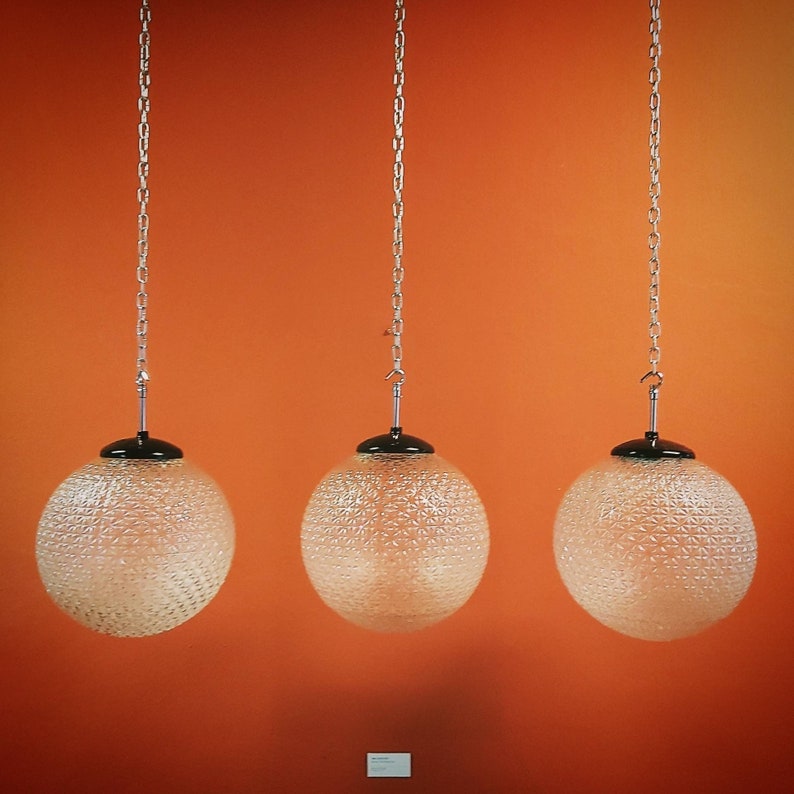 Round Glass Pendant Lights Glass Globe Pendants Kitchen - Etsy