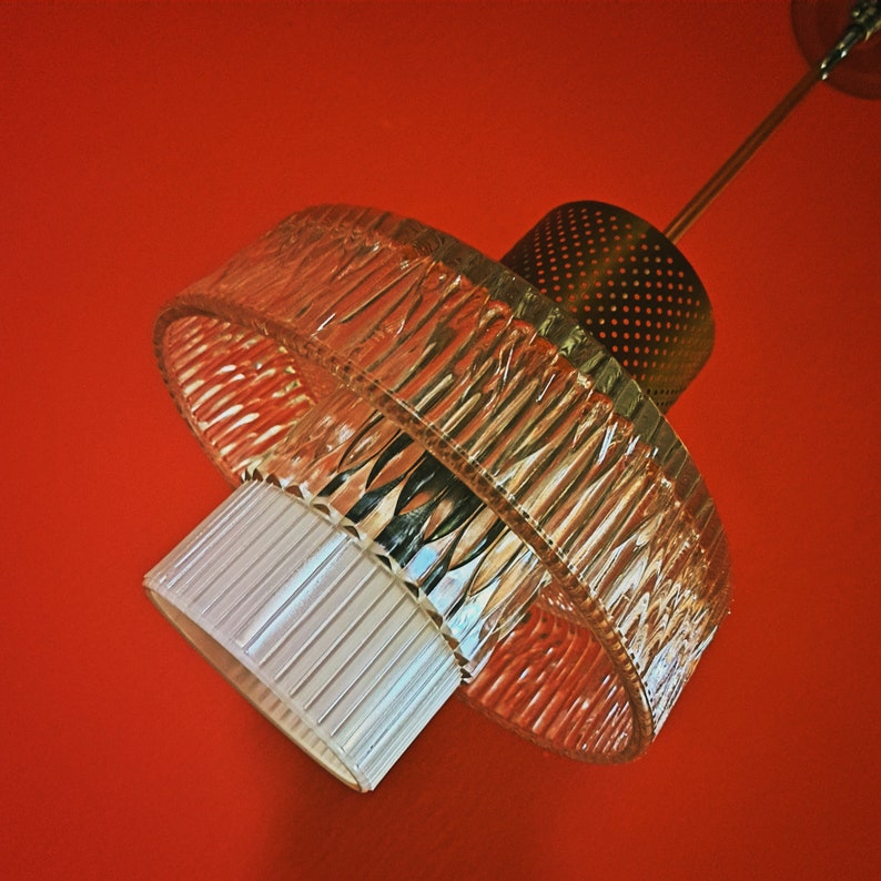 Mid Century Bohemian Glass Pendant Light Murano Glass Chandelier ...