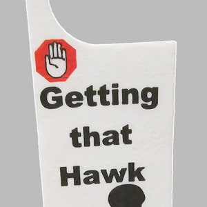 3D Printed 'getting That Hawk Tuah' Door Hanger | Unique Custom Door ...