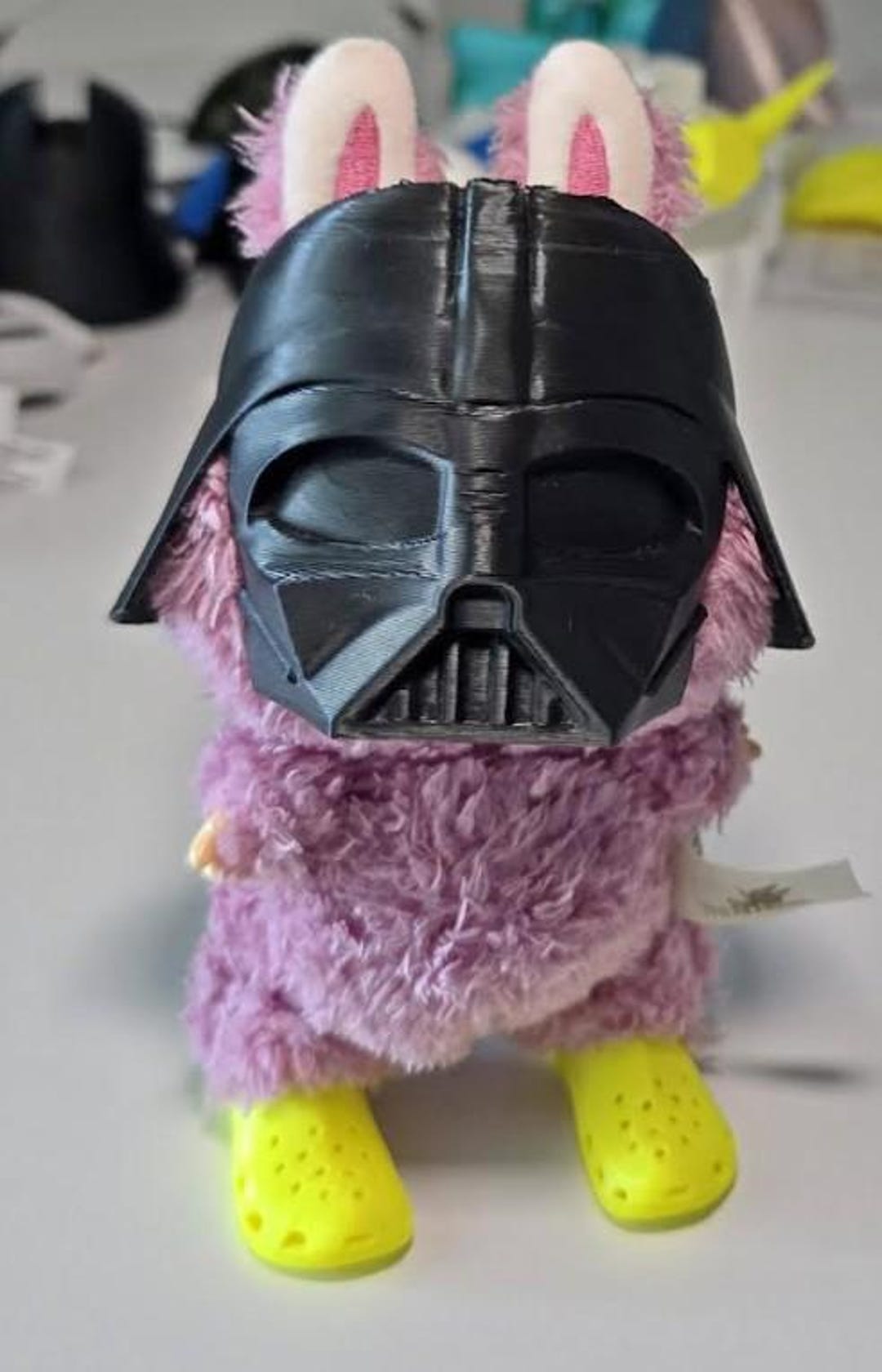 3D Printed Labubu Helmet – Darth Vader Inspired - Etsy