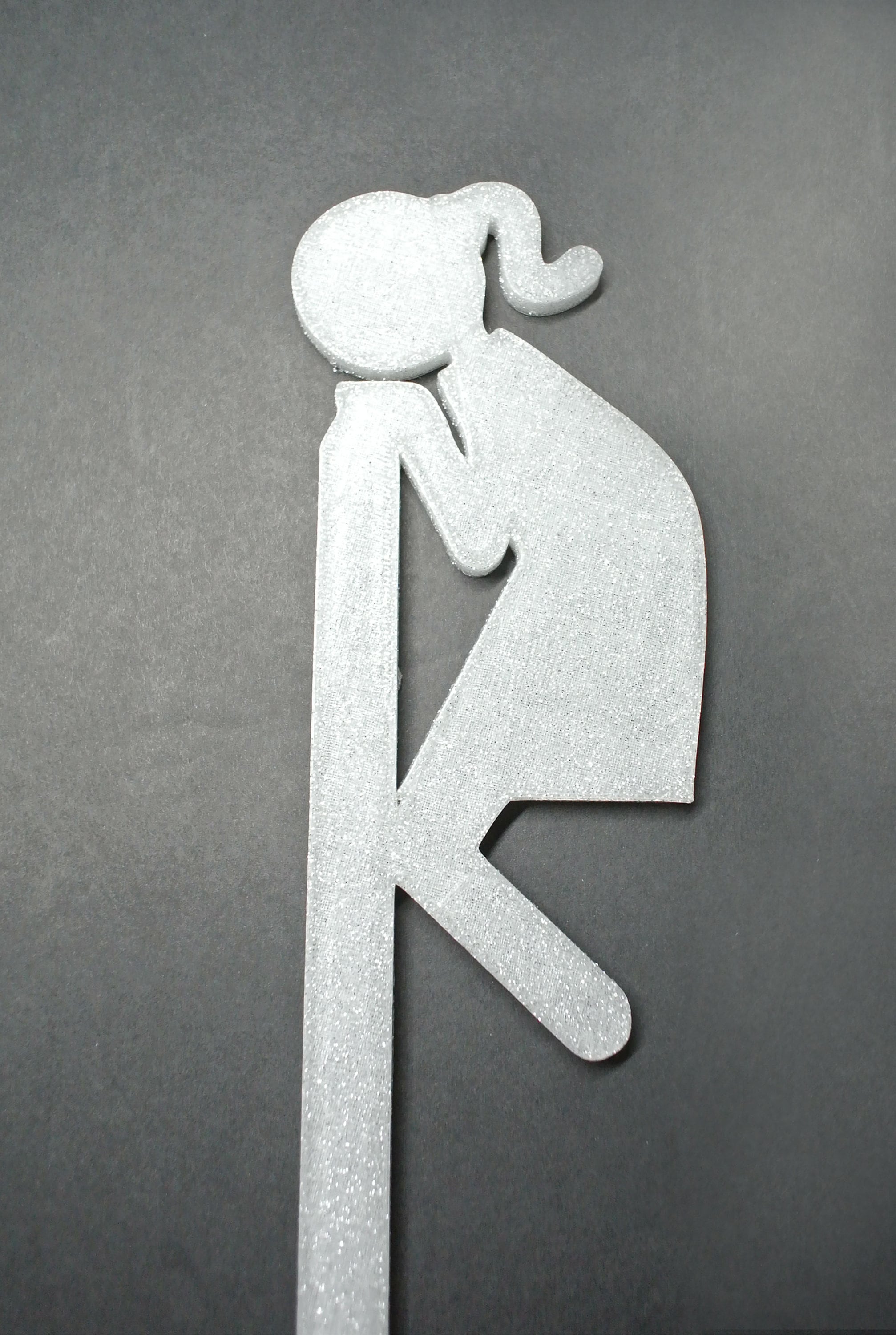 3D Printed Humorous Unisex Restroom Sign/funny Male and Female Toilet ...
