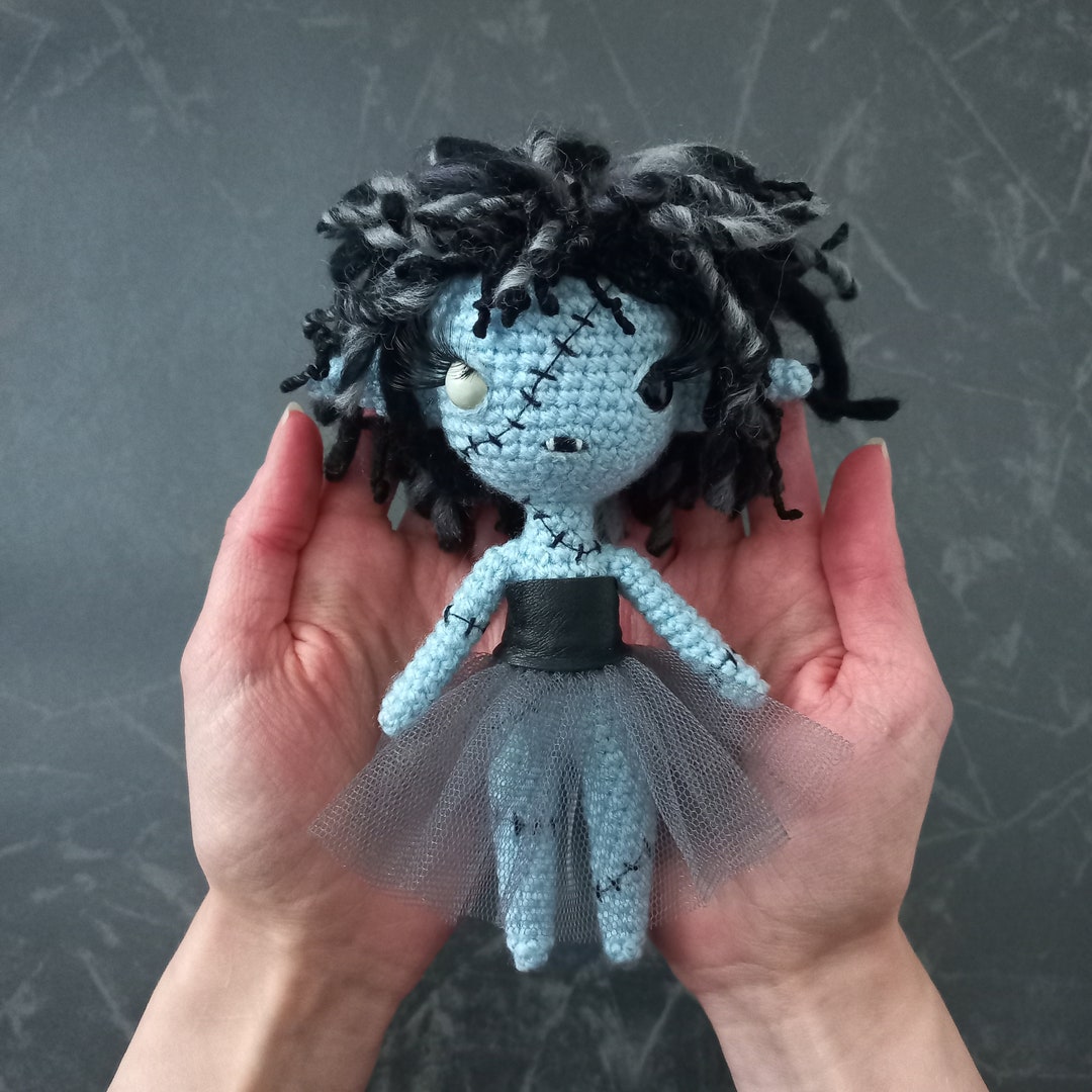 Frankenstein Monster Girl Amigurumi Plush Doll - Etsy