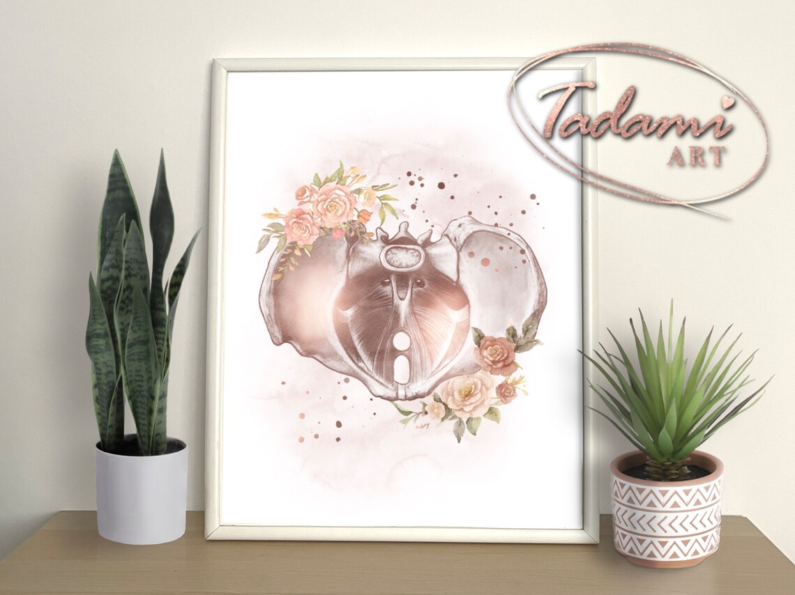 Gynecology Wall Art, Female Anatomy Print, Fertility Poster ...