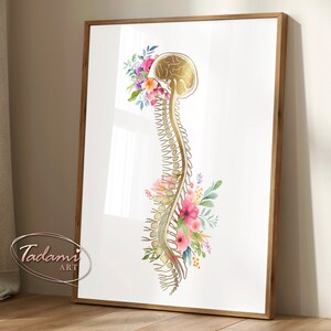 Brain Anatomy Poster, Neurologist Gift, Neurology Art, Medical Art ...