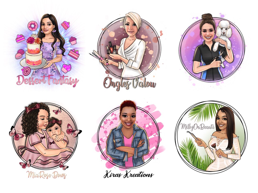 Custom Cartoon Portrait, Cartoon Logo Design , Custom Drawing, Unique ...