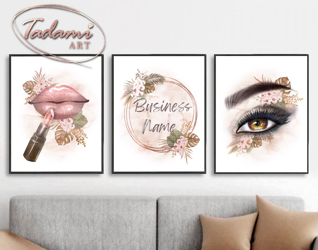 Beauty Salon Poster Makeup Artwork Custom Poster Makeup Artist Wall ...