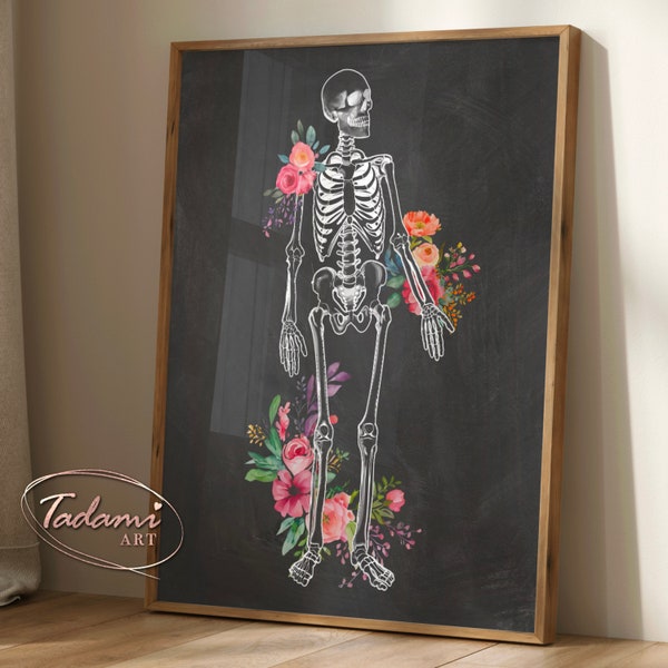 Skeleton Poster - Etsy