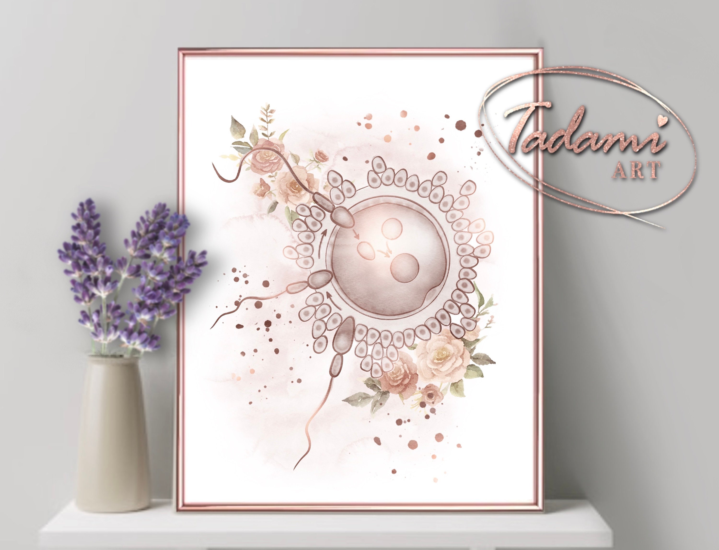Gynecology Wall Art, Female Anatomy Print, Fertility Poster ...