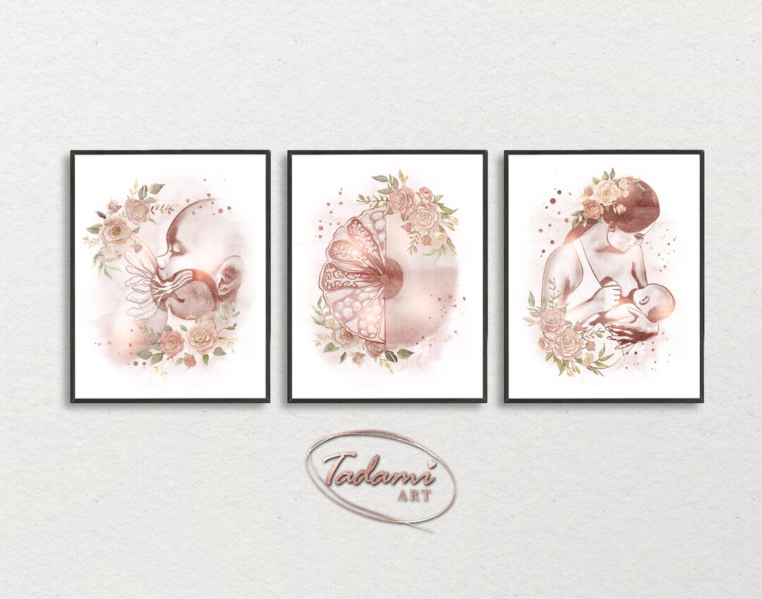 Lactation Wall Art, Breastfeeding Print, Lactation Consultant Art ...