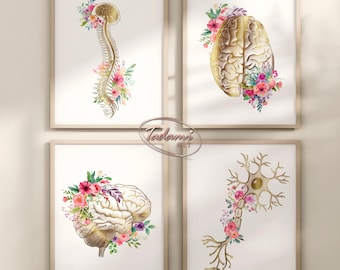 11 Neurogenetics Art, Neurology Drawing, Brain Anatomy Artwork, Neural ...