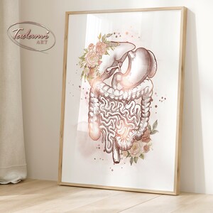 Gastroenterology Art, Digestive System Anatomy, Gastroenterologist Gift ...