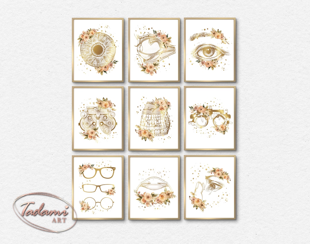 9 Ophthalmology Poster, Eye Anatomy Art, Optometry Print ...