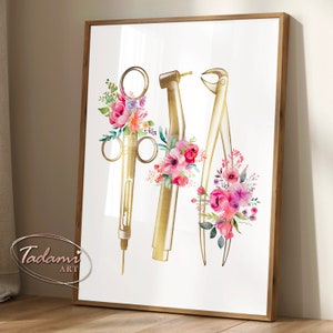 Dental Poster, Dentist Gift, Teeth Anatomy Print, Stomatology Art ...