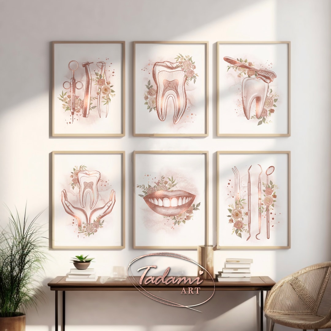 Tooth Anatomy Poster, Dental Wall Art, Dentist Gift, Dentistry Wall Art ...