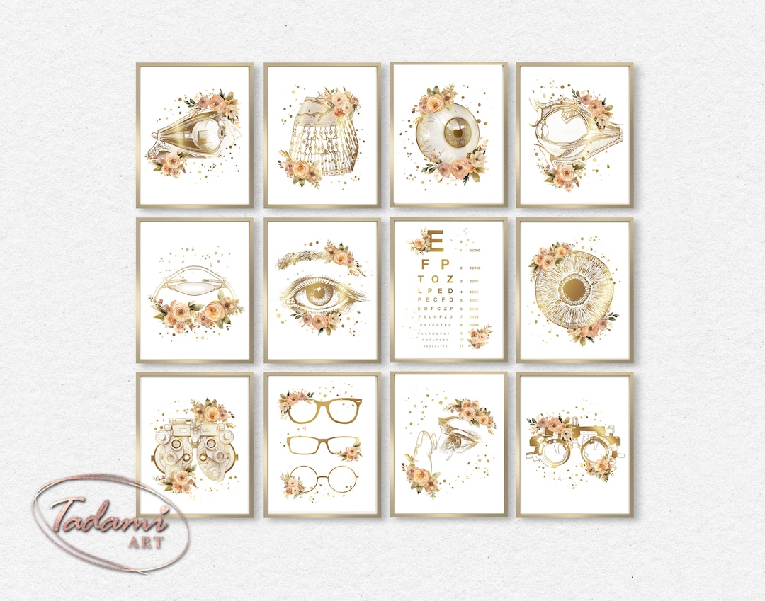 Eye Anatomy Poster, Ophthalmology Art, Vision Diagnostics, Human Visual ...