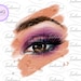 Eye Makeup Png Transparent Background Black Eye Fashion Illustration ...
