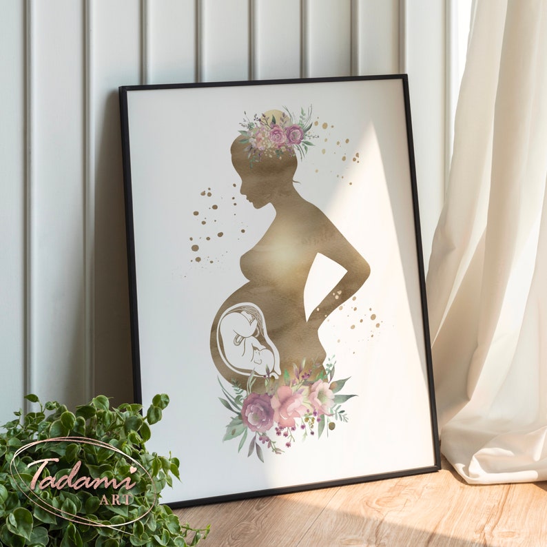 Pregnancy Wall Art, Gynecology Poster, Female Anatomy Art, OBGYN Poster ...