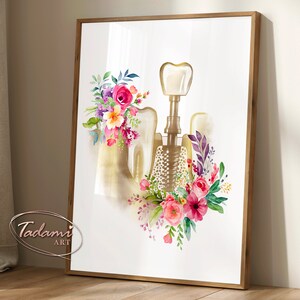 15 Dental Poster, Tooth Anatomy Art, Dental Clinic Decor, Dentist Gift ...
