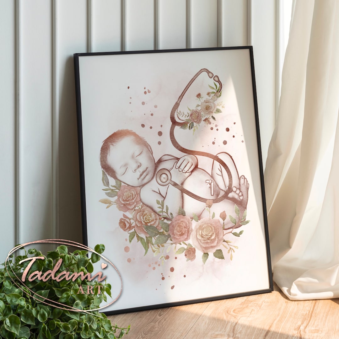 Neonatology Wall Art Newborn Poster Baby Doctor Art - Etsy