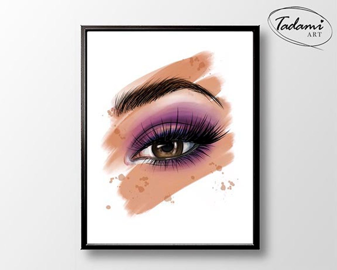 Makeup Print Set, Cosmetic Art, Fashion Wall Decor (digital Download ...