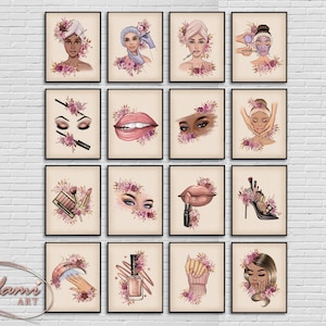 Beauty Treatments Art Prints, Aesthetician Decor (digital Download) - Etsy