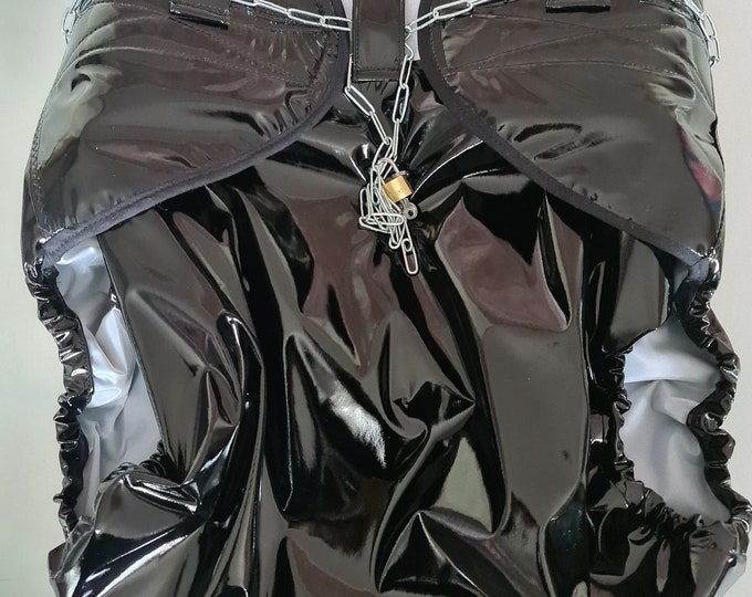 Lockable Diaper Pants Adult Baby Double PVC Inside and Outside Thick ...