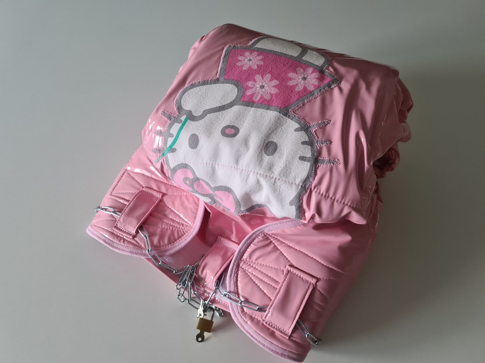 Lockable Spreading Pants Spreading Diaper Omutsu Adult Baby Double PVC ...