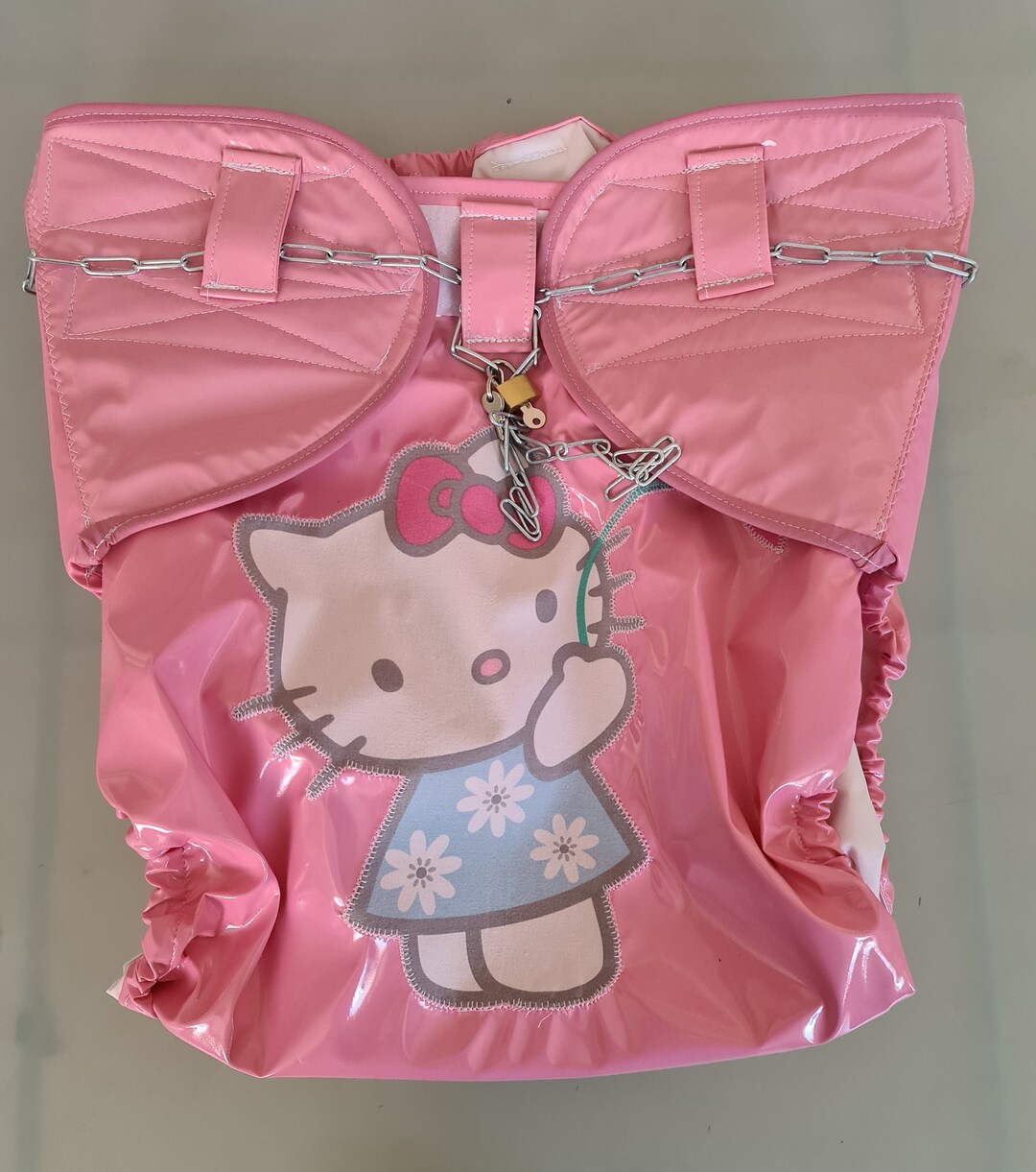 Lockable Diaper Pants Adult Baby Double PVC Inside and Outside Thick ...