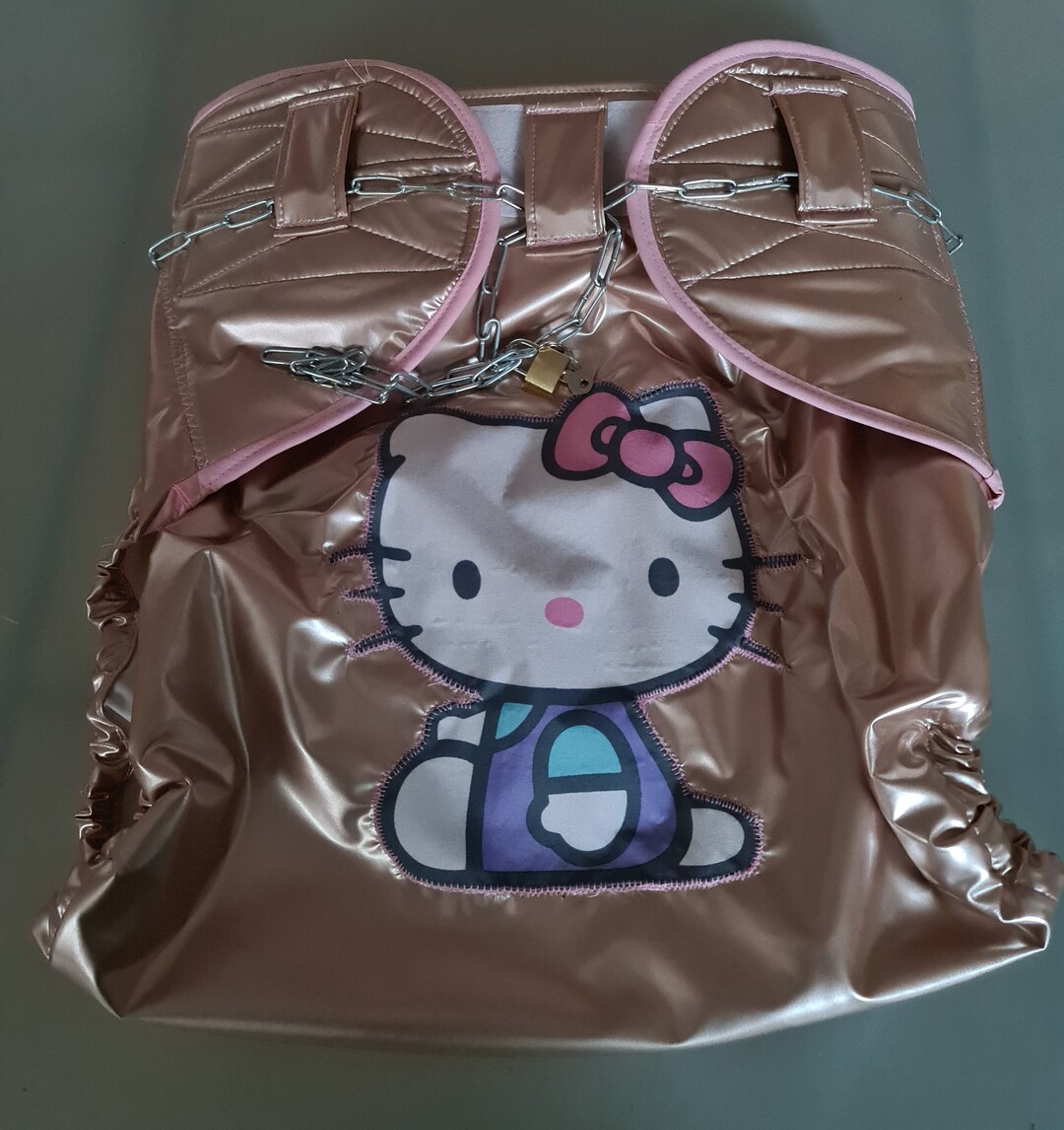 Lockable Diaper Pants Adult Baby Double PVC Inside and Outside Thick ...