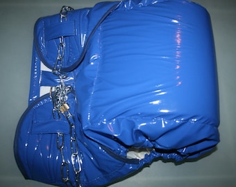 Lockable Spreader Pants Spreading Diaper Omutsu Adult Baby Double PVC ...