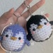 Amigurumi Crochet Penguin Keychain - Handmade Cute Bag Accessory Gift ...
