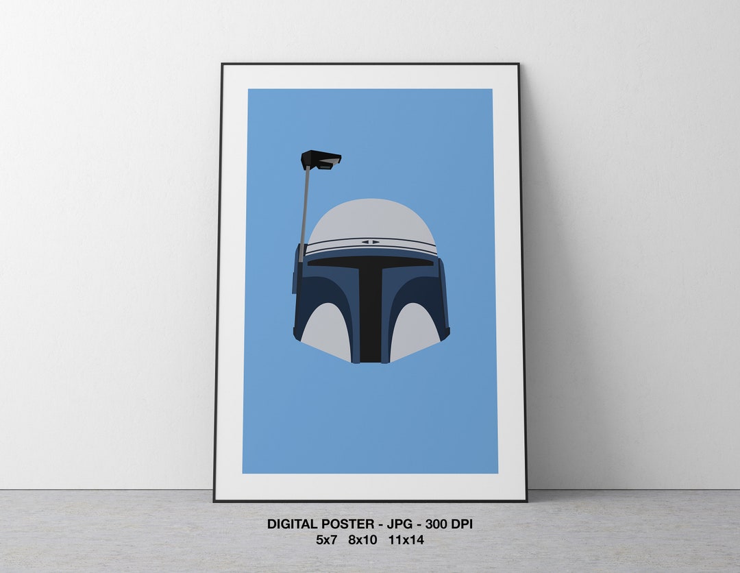 Jango Fett Poster, Helmet, Posters, Starwars, Bobba Fett, Mandalorian ...