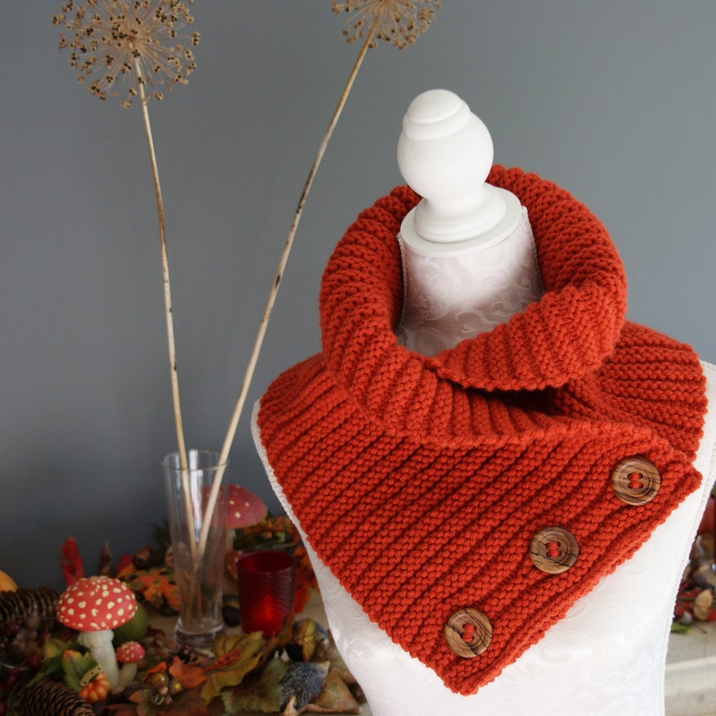 Ribbed Cowl - Etsy