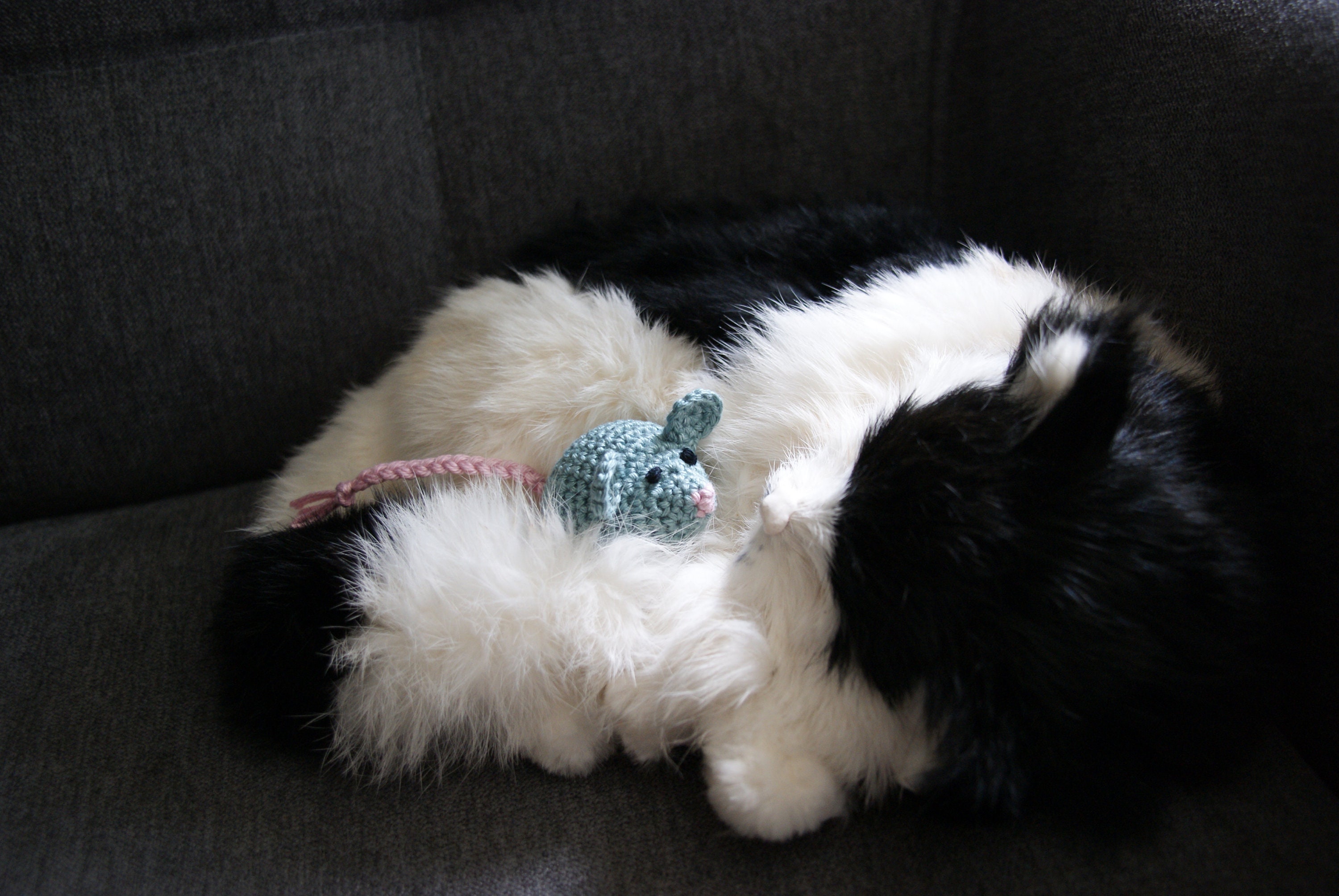 Mouse Cat Teaser Toy Crochet Pattern PDF in 4 Languages: - Etsy