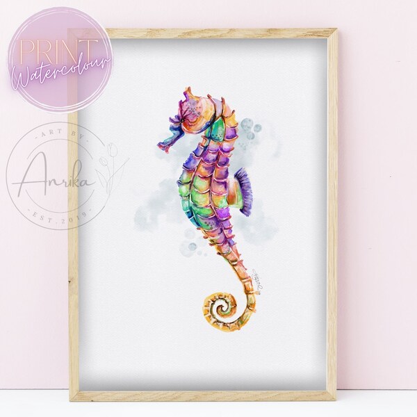 Seahorse Posters - Etsy