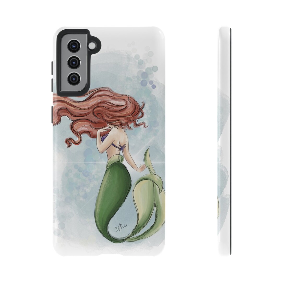 Mermaid Tough Phone Case Ariel Inspired - Etsy