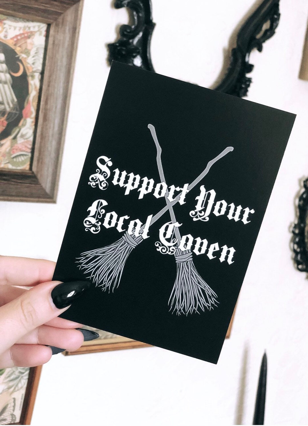 Support Your Local Coven Postcard Print. - Etsy