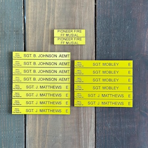 Accountability Tags for Fire Department Command - Etsy